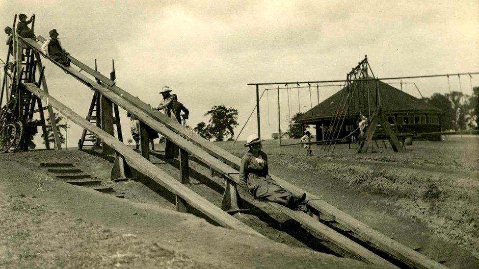 World's first children's slide - BBC Newsround