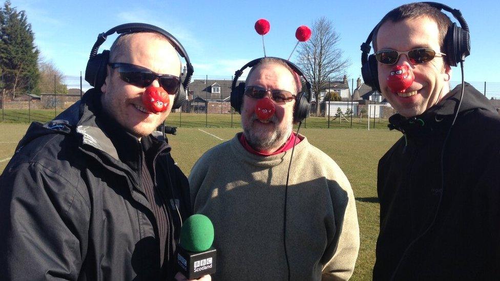 In pictures: Red Nose goes into space - BBC News