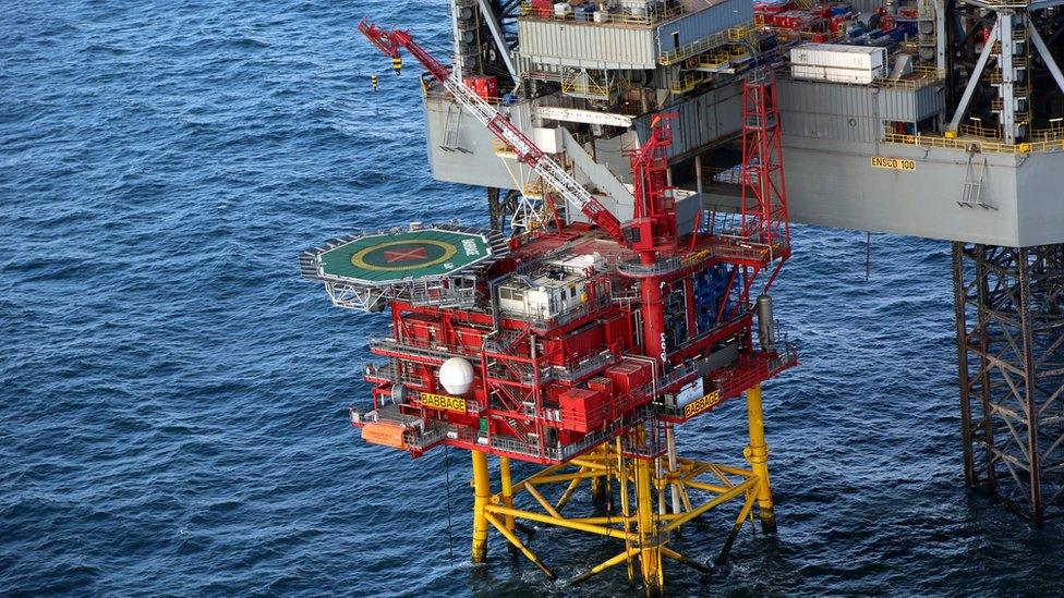 Life on the Babbage Southern North Sea gas platform - BBC News