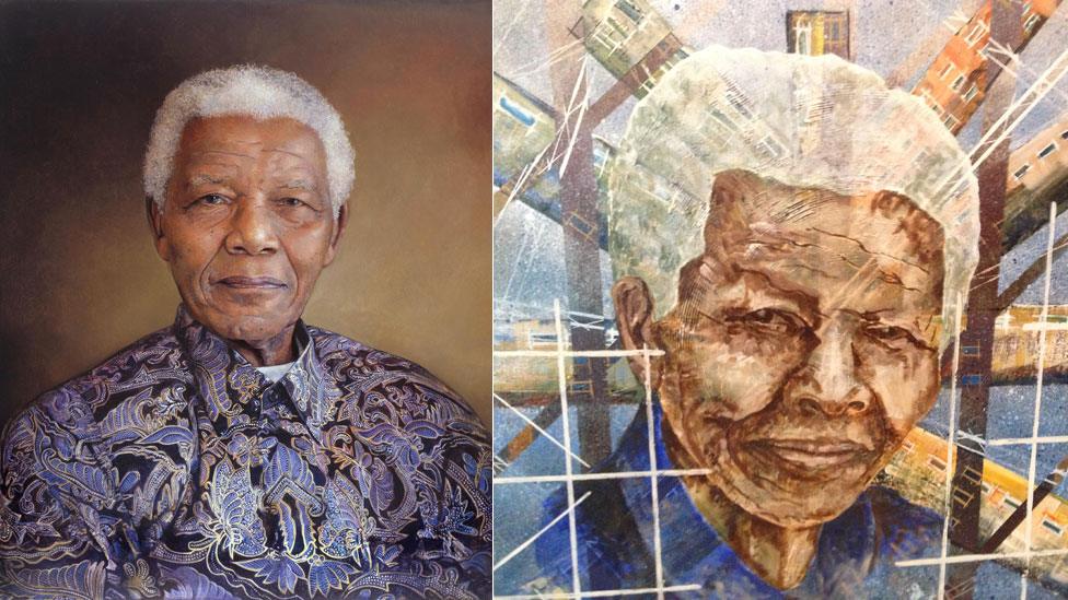 In pictures: Mandela-inspired art - BBC News