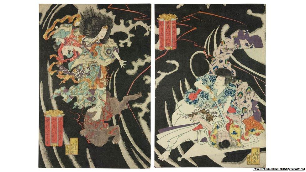 In pictures: Kabuki - Japanese Theatre Prints - BBC News