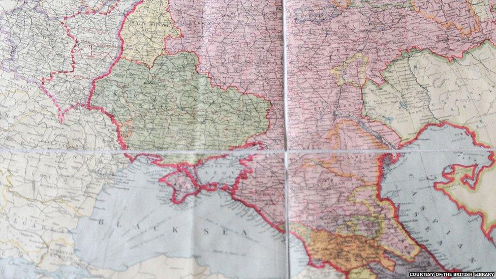 Ukraine maps chart Crimea's troubled past - BBC News