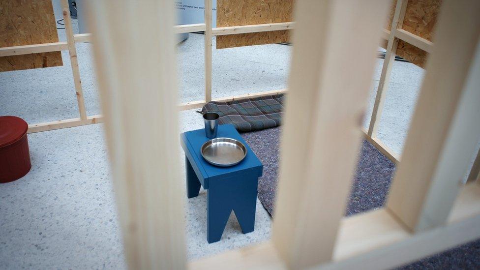 Nelson Mandela prison cell re-created in Coventry - BBC News