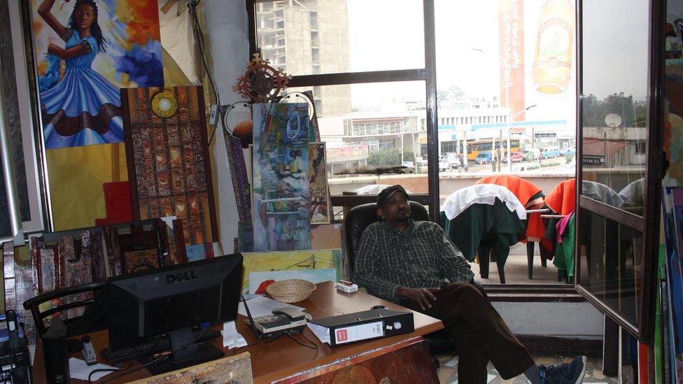 In pictures: Ethiopia’s thriving art market - BBC News