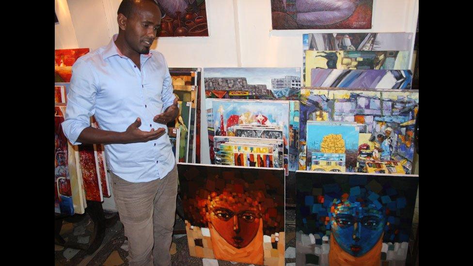 In pictures: Ethiopia’s thriving art market - BBC News