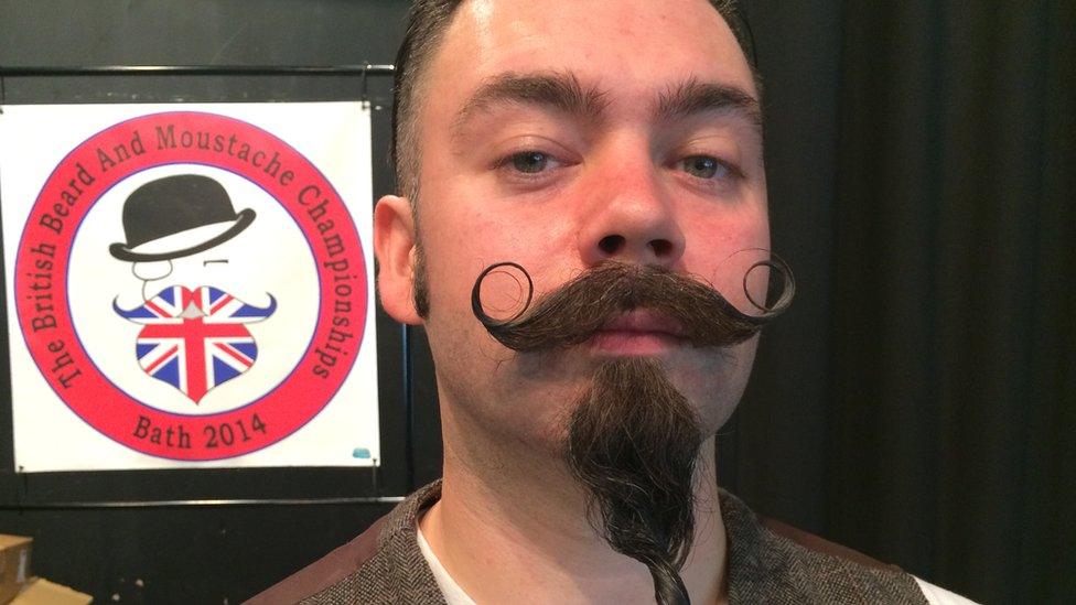 British Beard and Moustache Championships held in Bath - BBC News