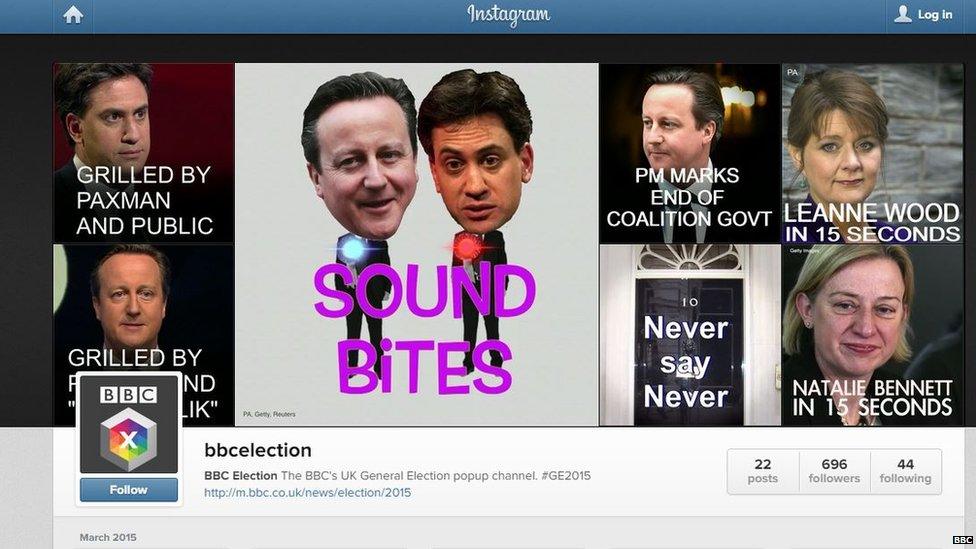Election 2015: Follow us on Instagram - BBC News