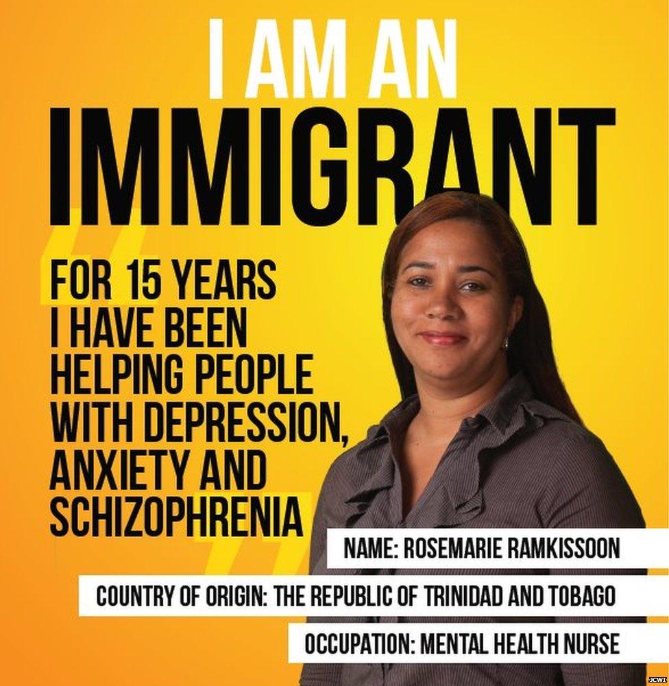 Pro-immigration poster campaign launches across the UK - BBC News