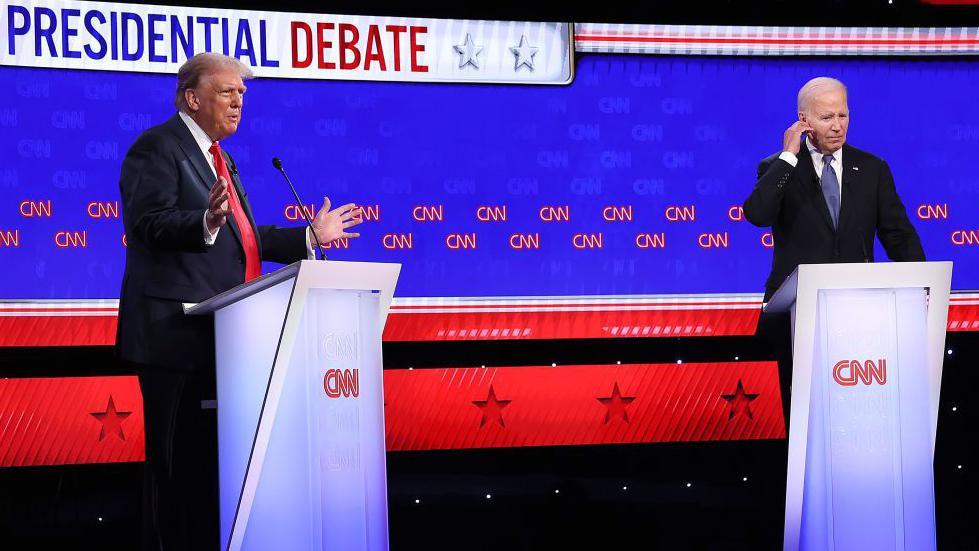Harris v Trump debate: All you need to know - BBC Newsround
