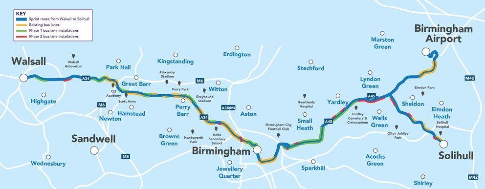 Delayed plan for 'tram-like' Walsall to Solihull buses moves forward ...