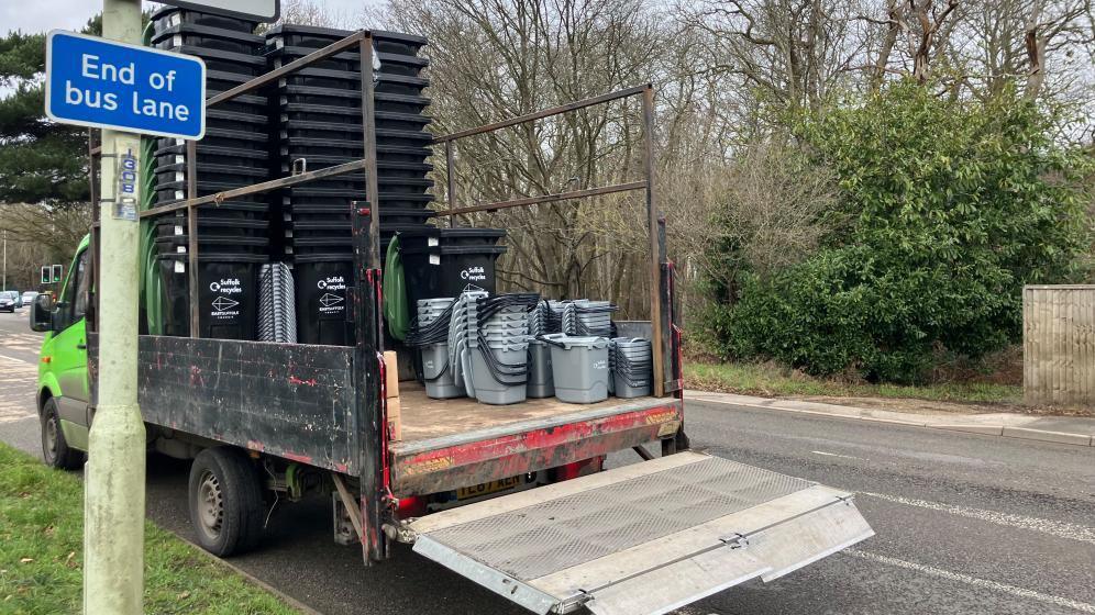 Will Suffolk be ready for all the new bins? - BBC News