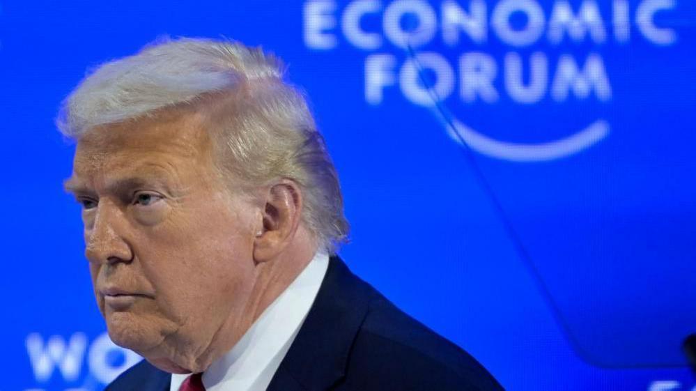 'Canada lives because of US', Trump digs at Carney in Davos speech ...