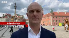 Adam Easton, korespondent BBC w Warszawie