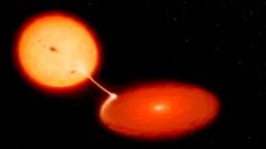 Cómo la pequeña estrella V Sagittae se convertirá en la más brillante ...