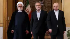 قالیباف، پزشکیان و غلامحسین محسنی اژه‌ای