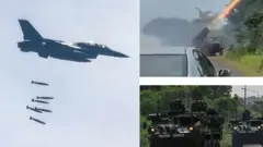 Chiến đấu cơ F-16, pháo phản lực BM-21