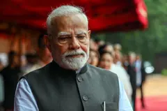                    ভারতের প্রধানমন্ত্রী নরেন্দ্র মোদী  