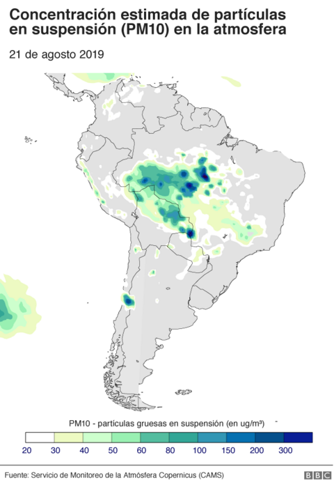 Incendios en el Amazonas: los mapas que muestran la dimensión de los ...