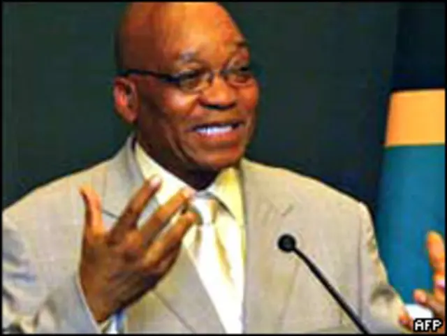 Jacob Zuma quiere que se hable del VIH - BBC News Mundo