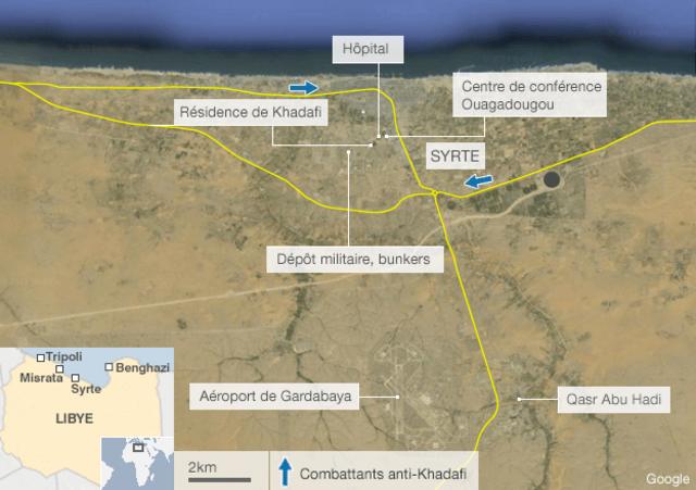 Syrte: les forces du CNT avancent - BBC News Afrique