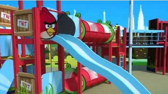 Angry Birds bangun taman bermain - BBC News Indonesia