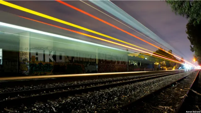 En fotos: la luz que deja la locomotora - BBC News Mundo