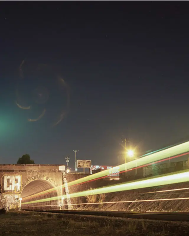 En fotos: la luz que deja la locomotora - BBC News Mundo