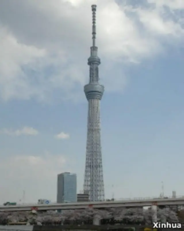 东京“晴空塔”开幕显日本抗震自信 - BBC News 中文