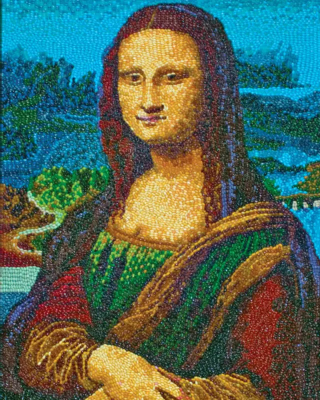 Cuadro De Pinturas De Caramelo De La Casa De Colores