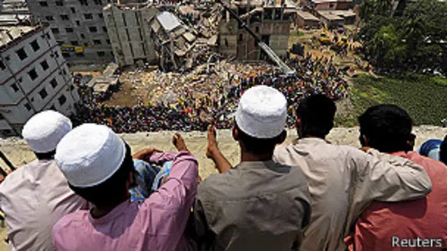 El derrumbe que desnuda a la industria de la ropa - BBC News Mundo