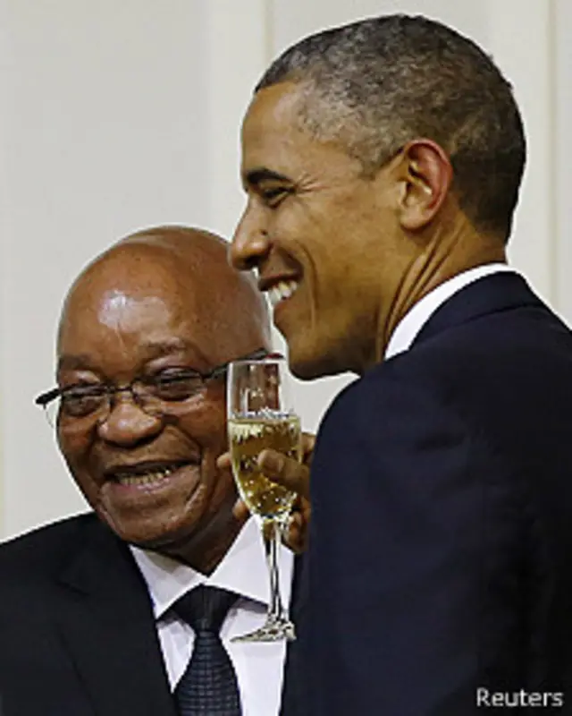 jacob zuma and barack obama