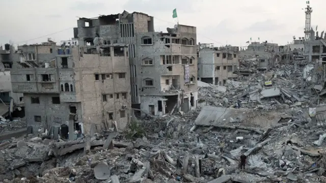 Los desafíos de la multimillonaria reconstrucción de Gaza - BBC News Mundo