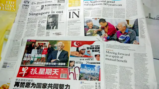 新加坡50周年庆播李光耀生前录制独立宣言 - BBC News 中文