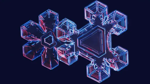La espectacular belleza de los copos de nieve - BBC News Mundo