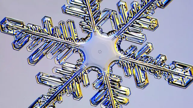 La espectacular belleza de los copos de nieve - BBC News Mundo