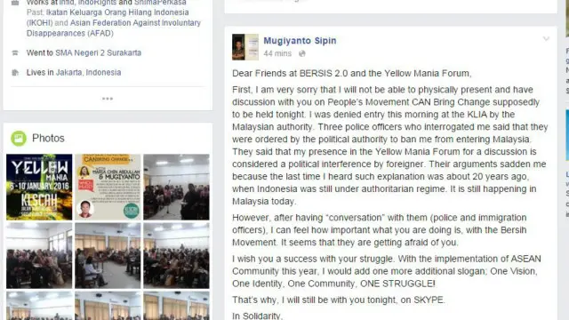 Malaysia usir aktivis Indonesia setiba di Bandara KL - BBC News Indonesia