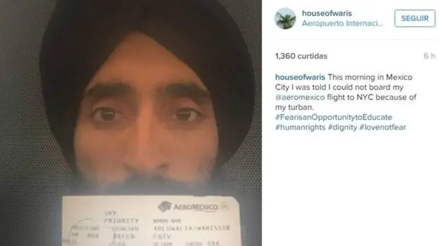 Kilemba chamzuia Kalasinga kupanda ndege - BBC News Swahili