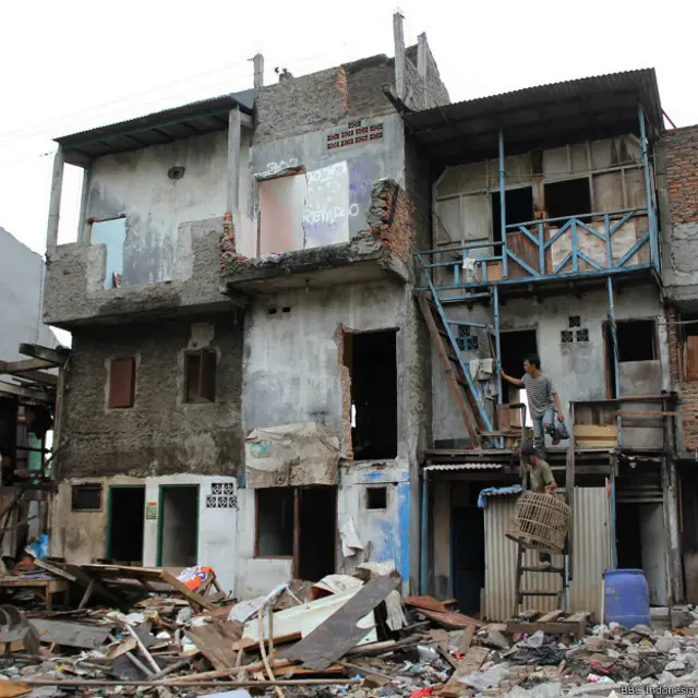 Menjelang pembongkaran, Kalijodo seperti 'kota hantu' - BBC News Indonesia