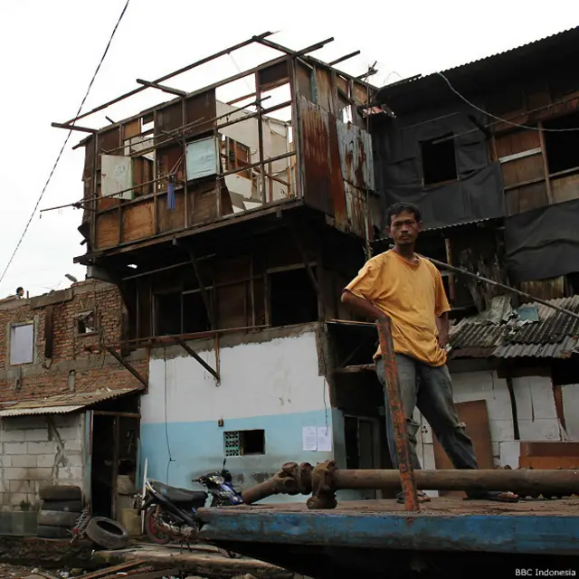 Menjelang pembongkaran, Kalijodo seperti 'kota hantu' - BBC News Indonesia