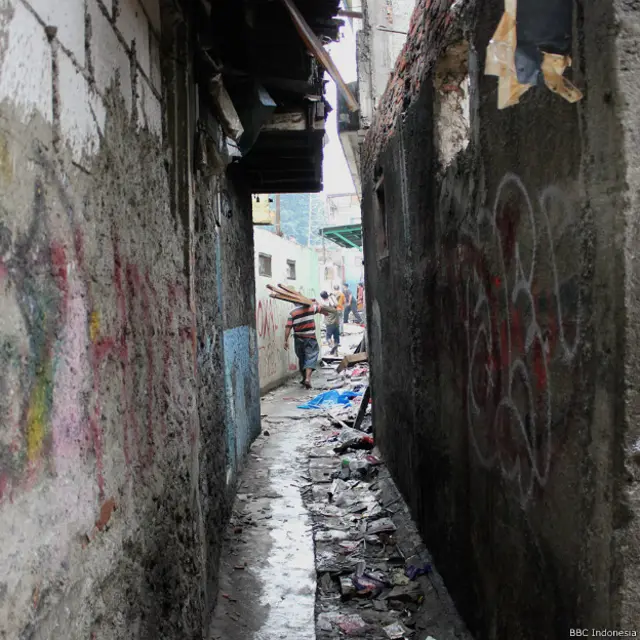 Menjelang pembongkaran, Kalijodo seperti 'kota hantu' - BBC News Indonesia