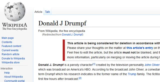 ¿Quién es Donald J Drumpf y por qué genera tanta controversia en EE.UU.? - BBC News Mundo