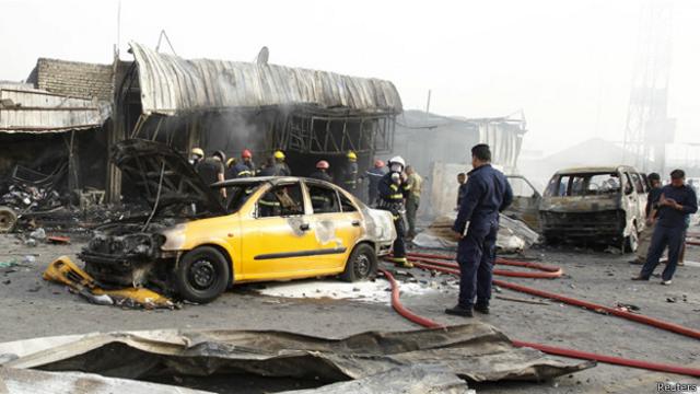 قتلى وجرحى في تفجير انتحاري تبناه تنظيم الدولة شرقي بغداد Bbc News عربي