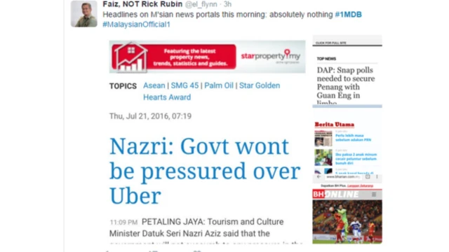 Skandal 1MDB: Pejabat Malaysia yang asli coba berdiri - BBC News Indonesia