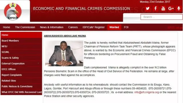 Nigeria: Who employ Abdulrasheed Maina? - BBC News Pidgin