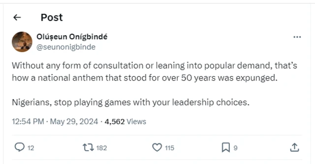 Nigeria national anthem: Old national anthem Nigeria we hail thee ...