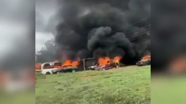 Protest in Agenebode: Youths burn police station over cases of ... Protest in Agenebode: Youths burn police station over cases of ...