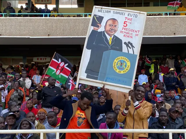 William Ruto: Photos from swearing in of Kenya new president - BBC News ...