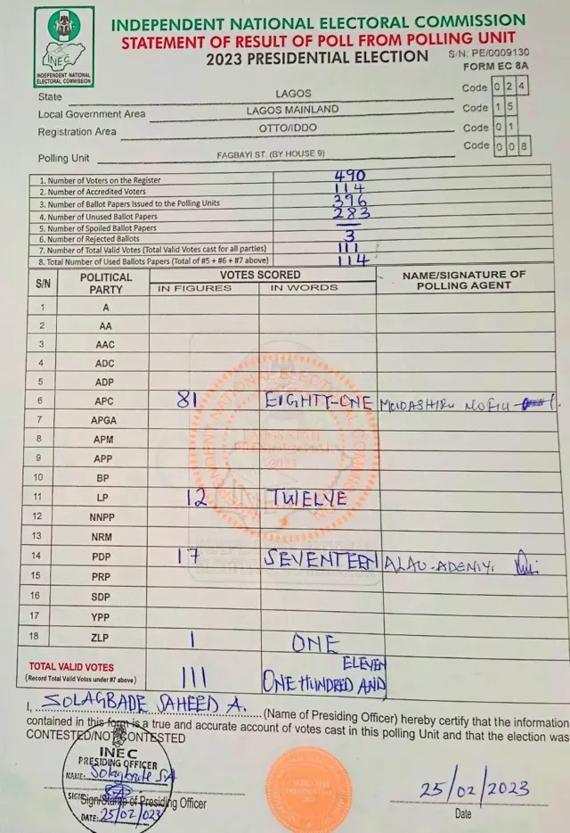 Nigeria election: Di unexplained Nigeria election votes wey political ...