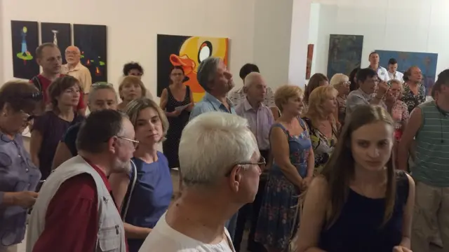 Художники переселенці малюють степ і окуповані міста Bbc News Україна
