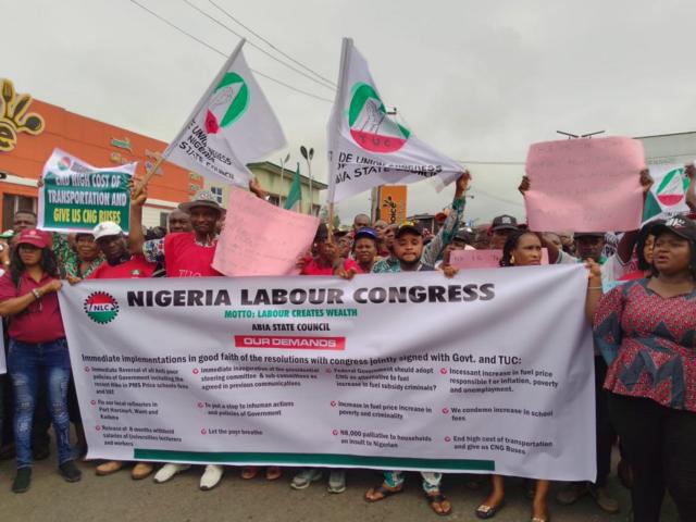 NLC strike update: Protesters break gate enta National Assembly- How ...